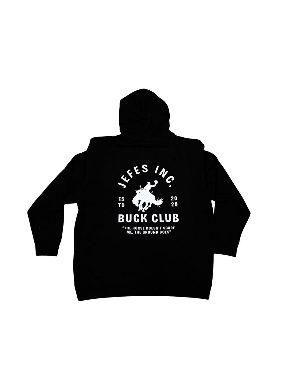 Buck Club Hoodie (Black) – Jefes INC