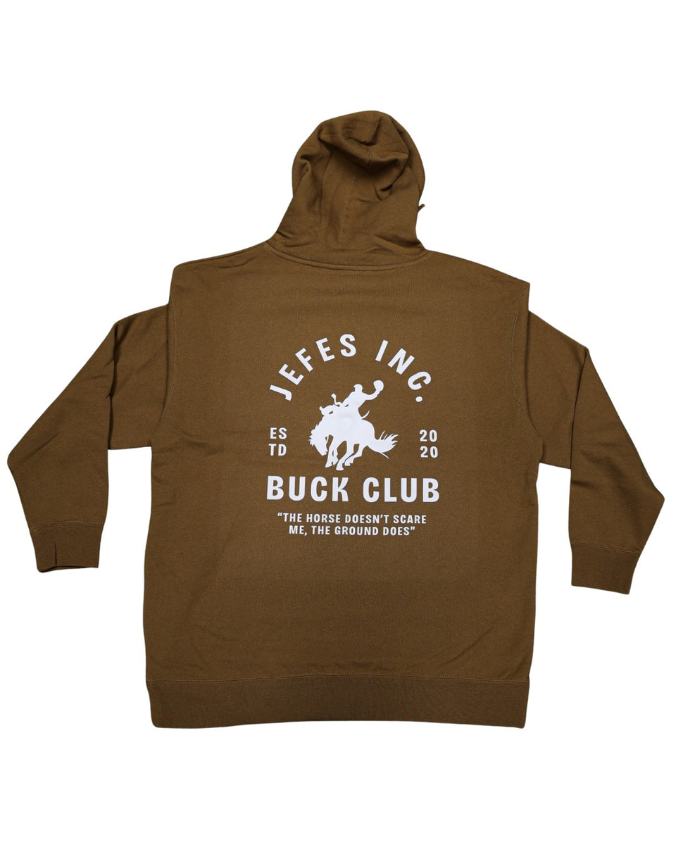 Buck Club Hoodie (Saddle) – Jefes INC